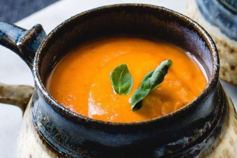 Creamy Fire Roasted Tomato & Coconut Soup Recipe | Muir Glen CA